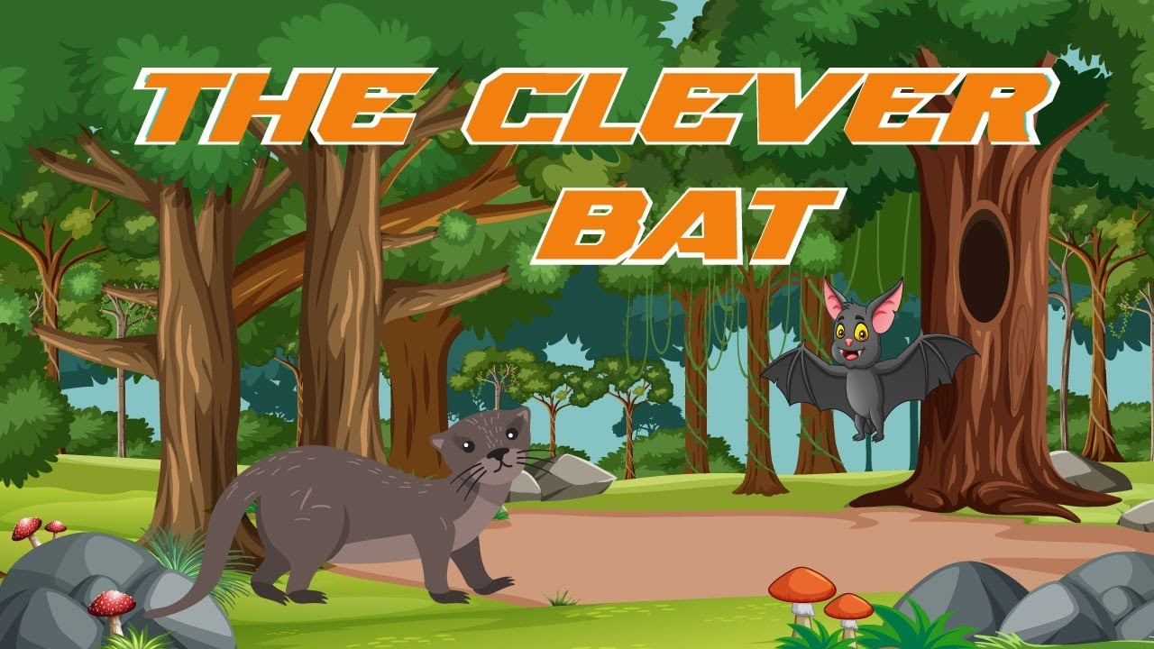 The Bat and the Weasels with English Subtitle | Bedtime Story in ...