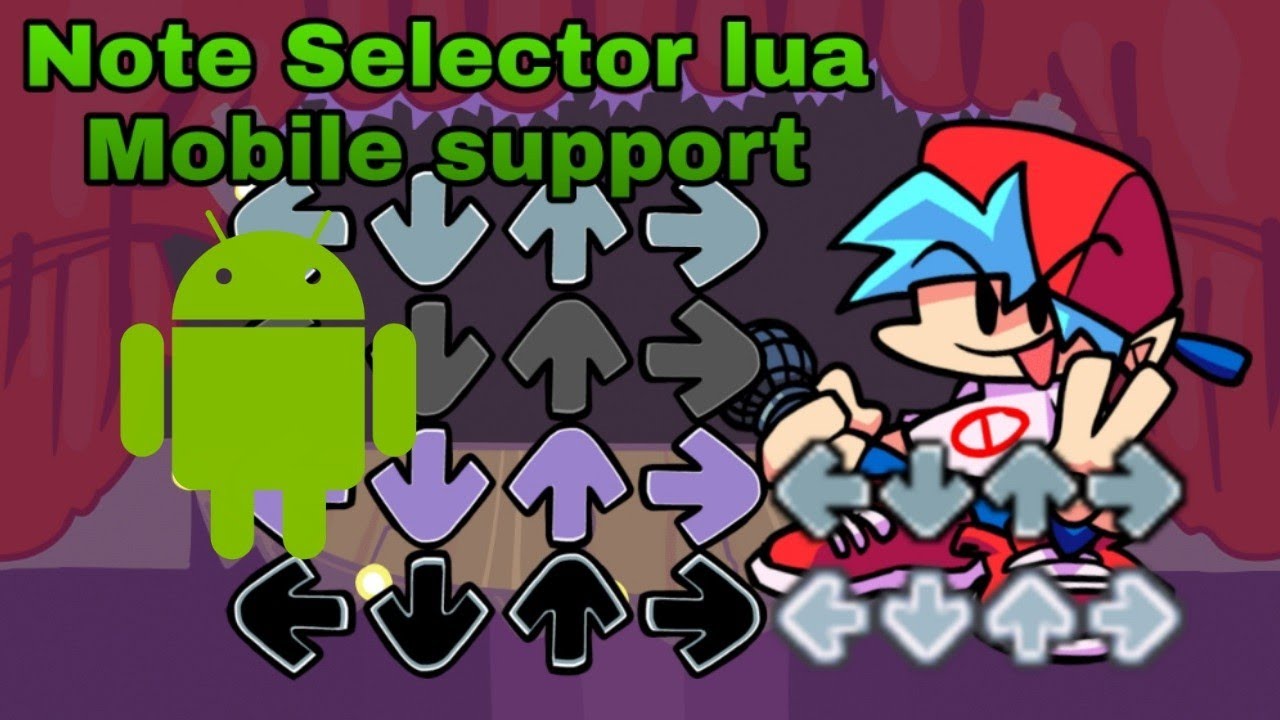 Friday Night Funkin Psych engine Note Skin Selector script for mobile ...