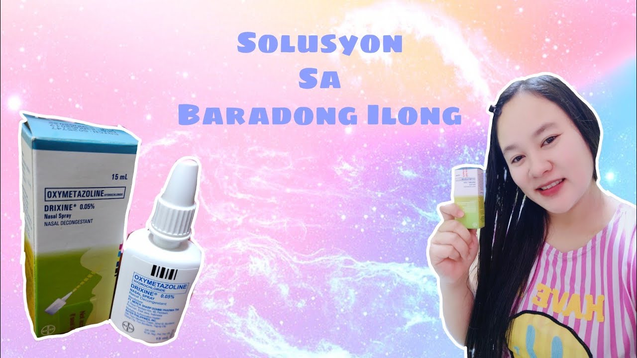 Gamot sa sipon at baradong ilong - YouTube