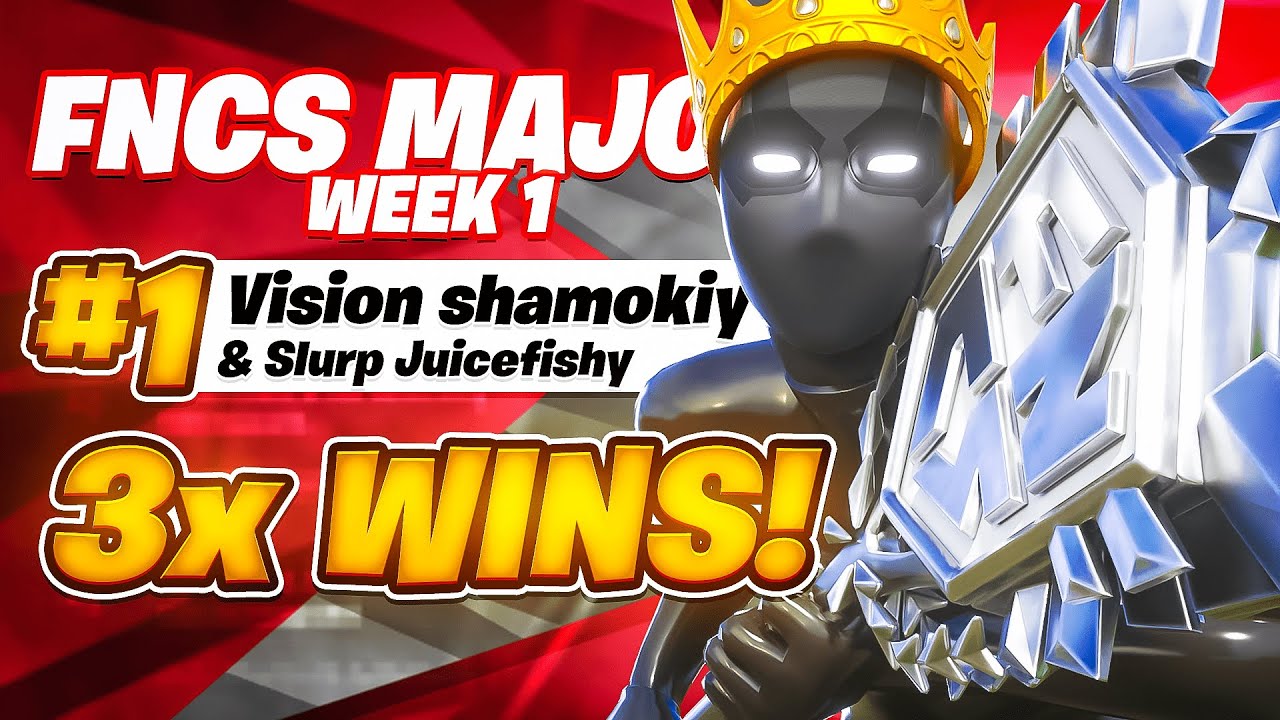 1ST PLACE FNCS FINALS WEEK 1 (3/6 WINS) 🏆 w/Swizzy | Shamokiy - YouTube