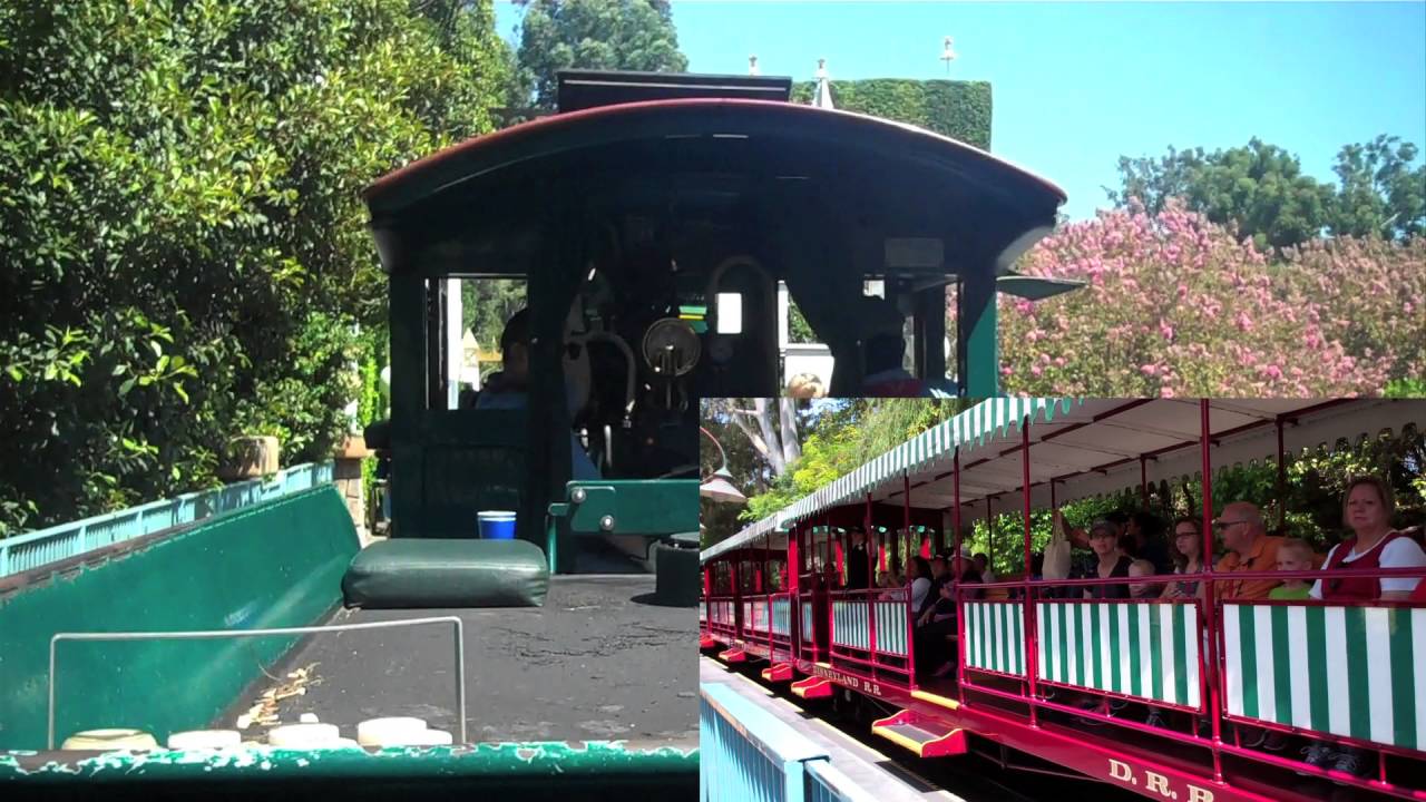 Disneyland Railroad: Grand Circle Tour on the E P Ripley - YouTube