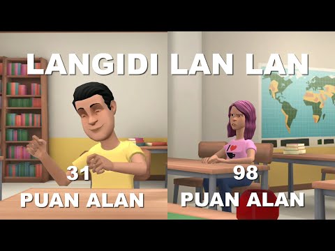 Okulda sınavdan  98 puan vs 31 puan alan öğrenci  Langıdı Lan Lan #babamerhaba #komiköğrencivideo