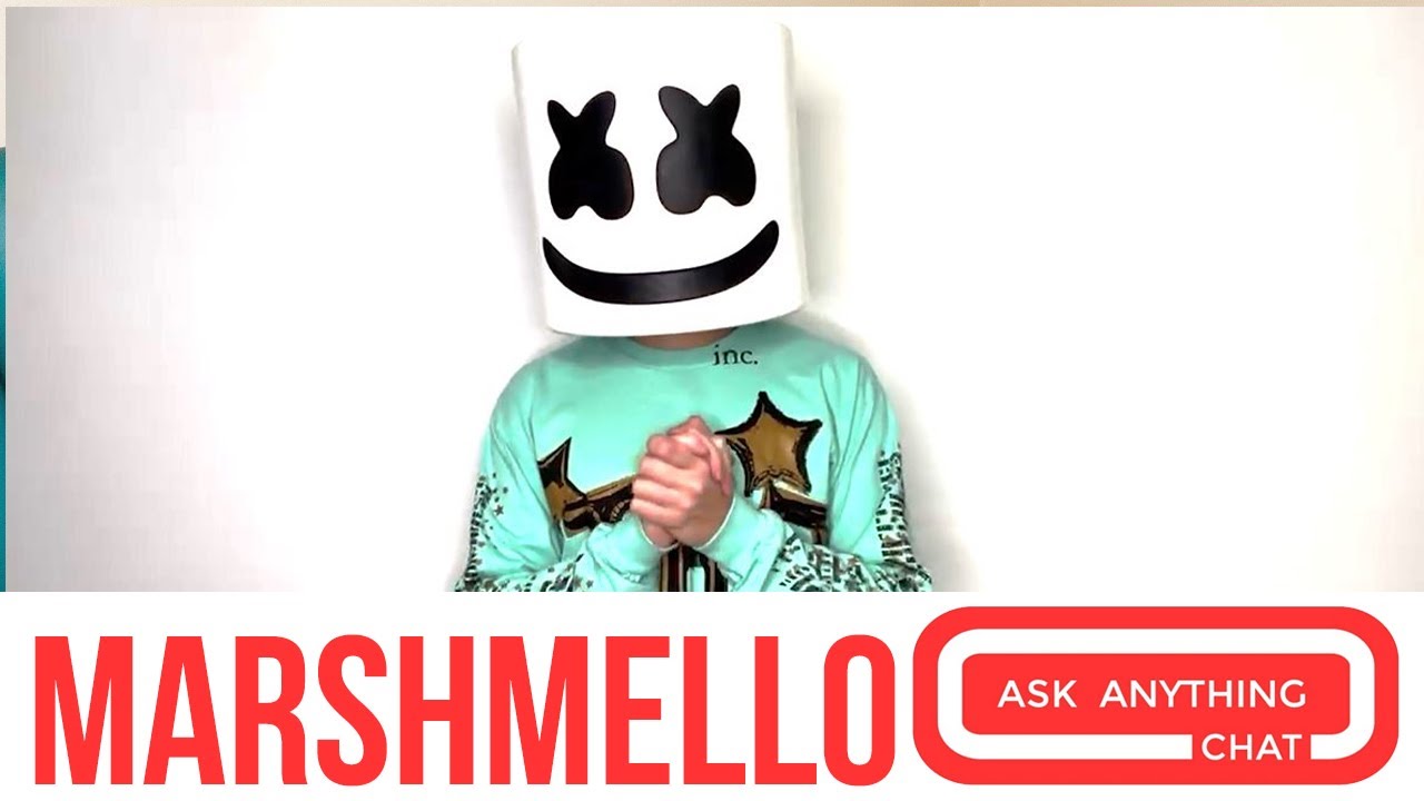 Marshmello SPEAKS...FINALLY - YouTube