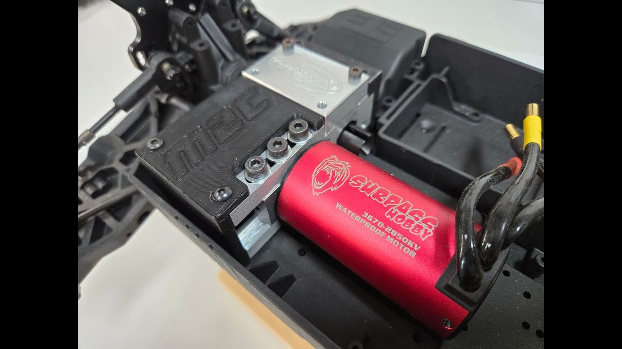 Check out the M2C 7016 MOTOR MOUNT for TEKNO MT410 2.0!!!! - YouTube