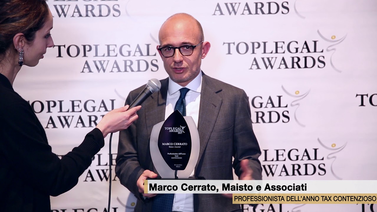 Marco Cerrato, Maisto e Associati - TopLegal Awards 2017 - YouTube
