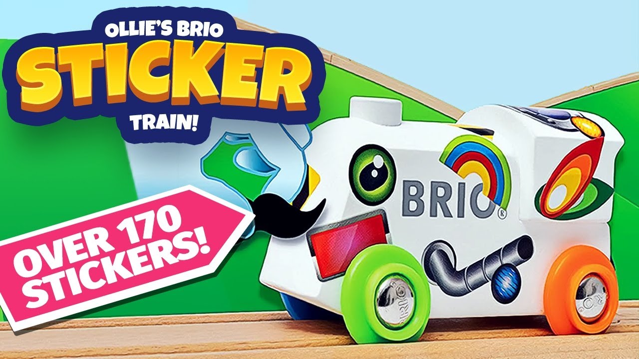 BRIO Sticker Train | Ollie's Adventures - YouTube
