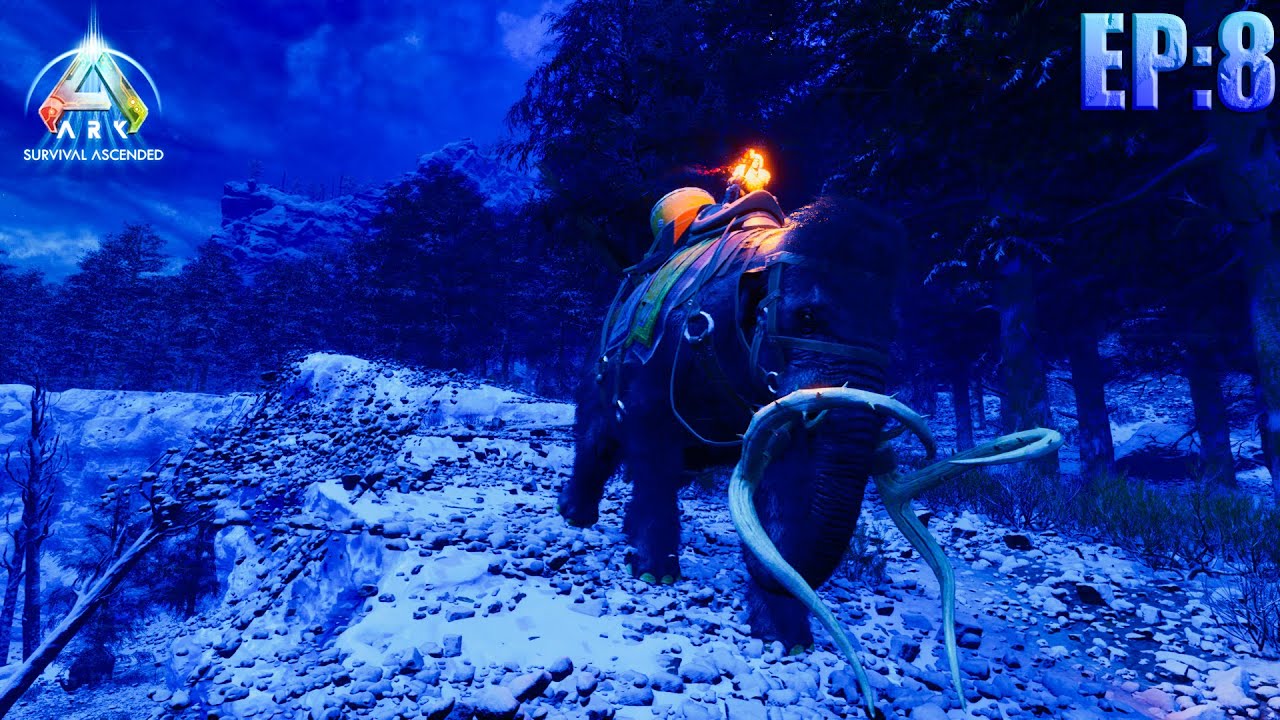 The snow in ASA is beautiful - Ark Survival Ascended EP:8 - YouTube