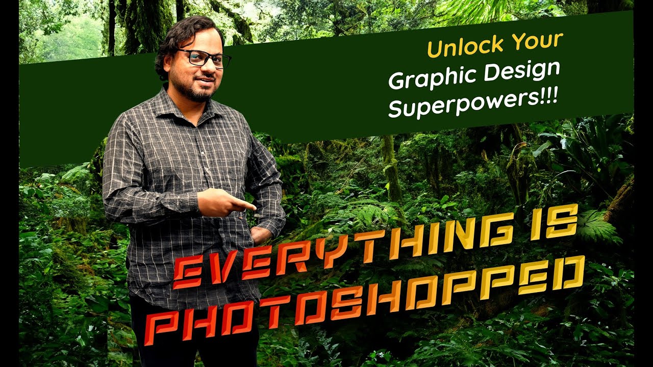 Every thing is Photoshopped | Graphic Design Superpowers | Minhaj - YouTube