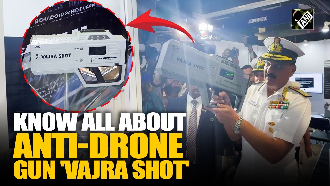 Know all about the cutting-edge handheld anti-drone gun 'Vajra Shot ...