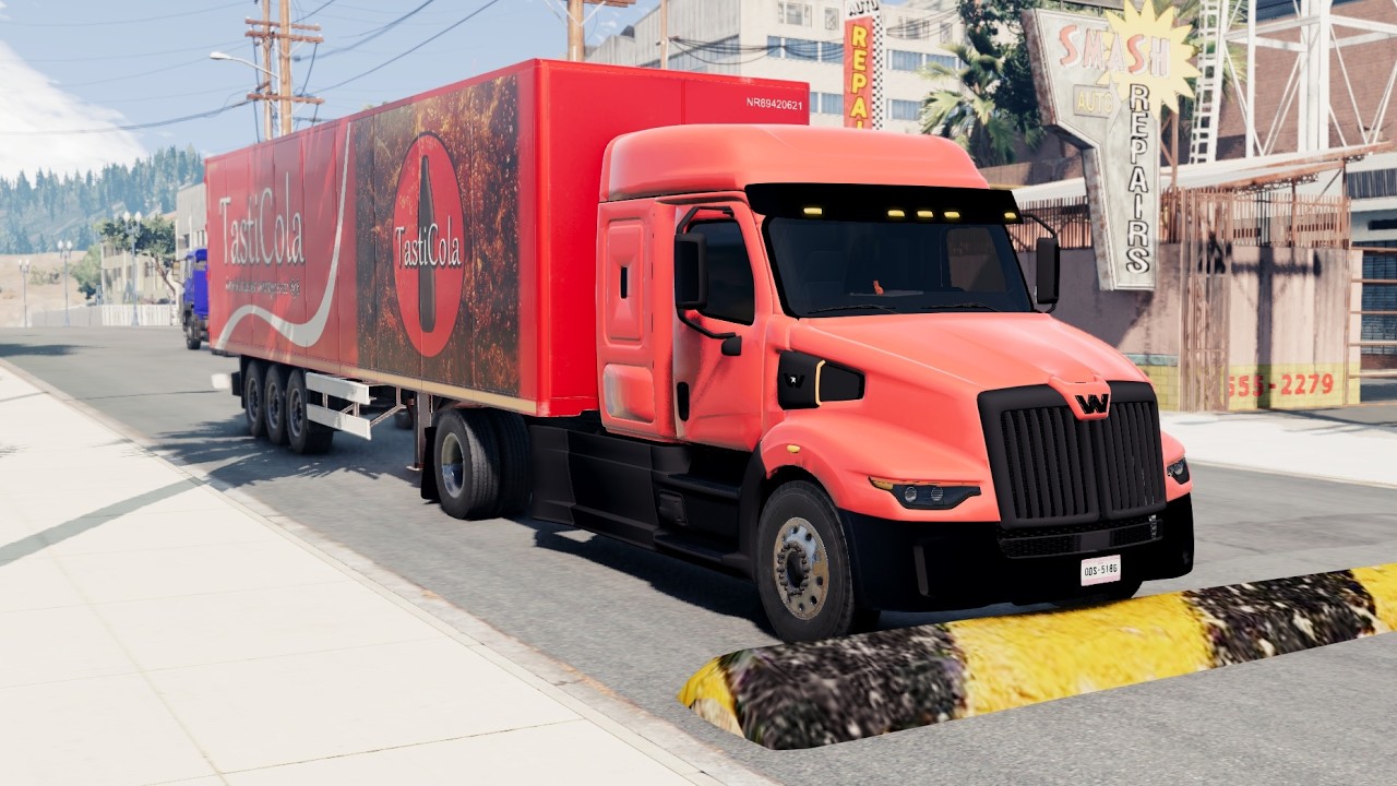 Trucks and Cars vs Speed Bumps #37 | BeamNG Drive |🤜 Truck &Too - YouTube