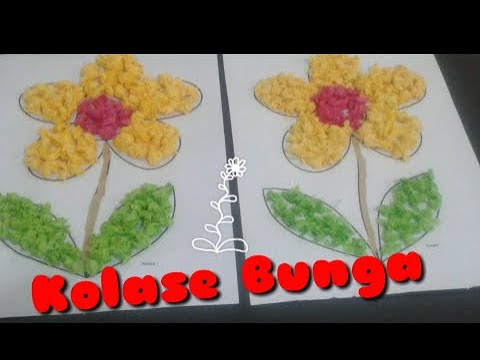 Kreasi Kolase Bunga - YouTube