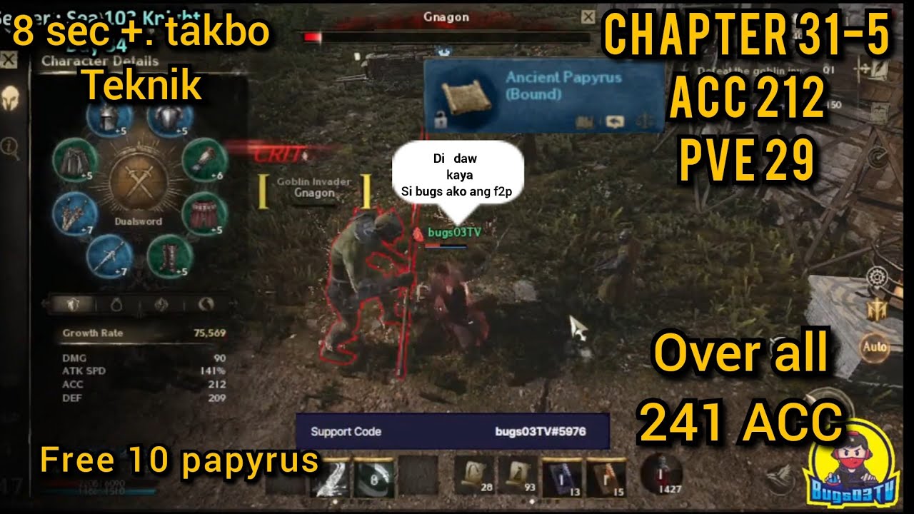NIGHT CROWS Chapter 31-5 241 PVE/ACC (Gnagon) - YouTube