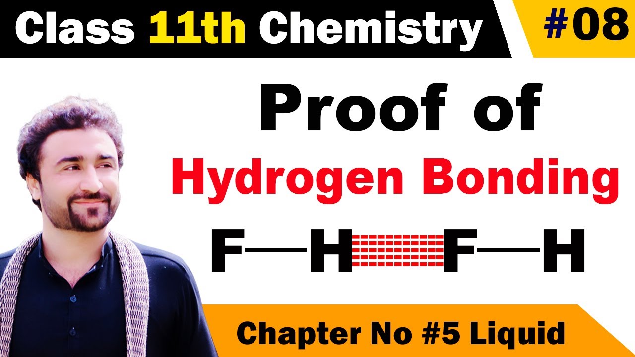 Proof of hydrogen bonding class 11 - YouTube