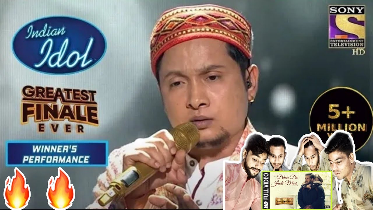 Bhar Do Jholi Meri Ya Mohammad Pawandeep Rajan Outstanding Performers Indian idol season 12 ...