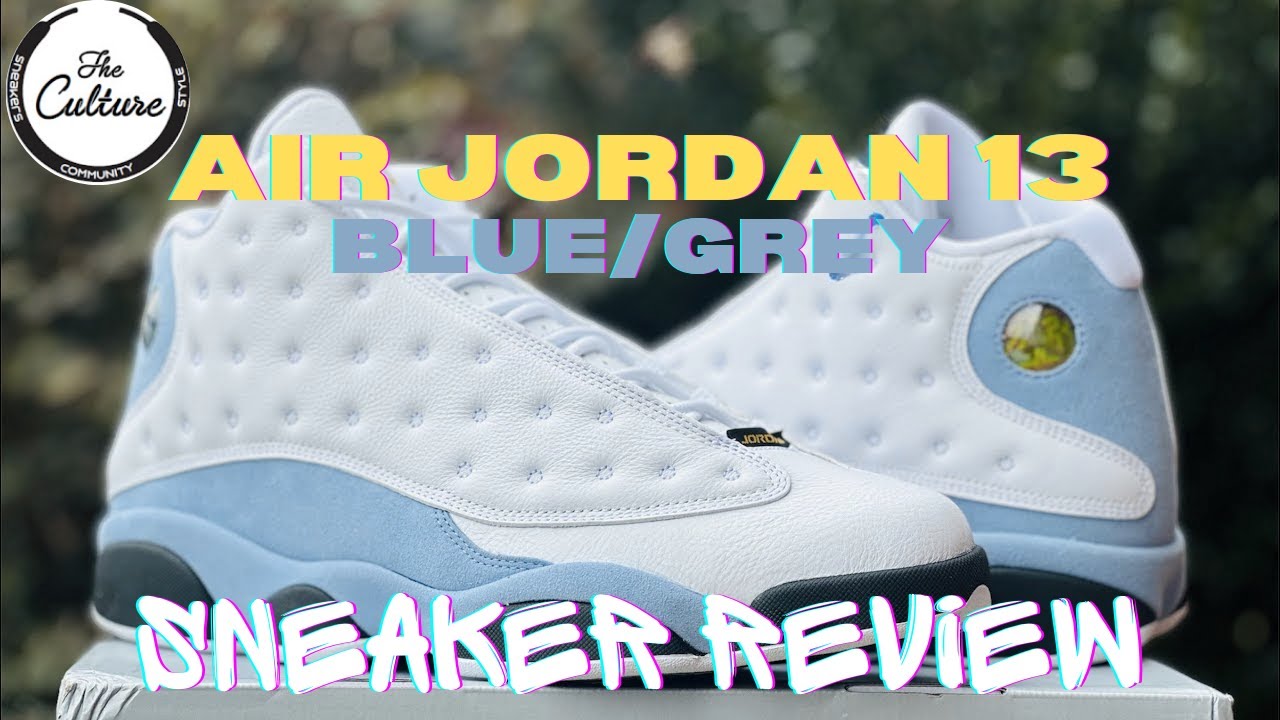 Air Jordan 13 "Blue Grey" Review! Must Cop? - YouTube