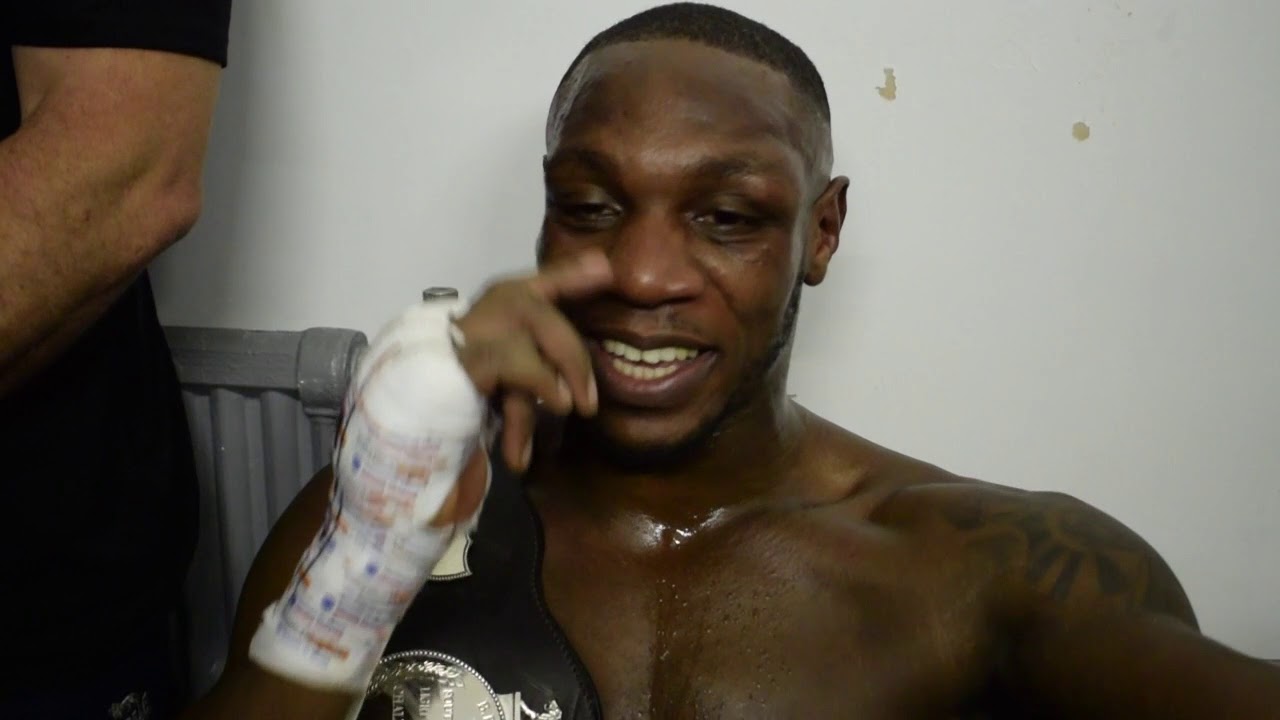 And the NEW! Southern Area Light Heavyweight Champion Andre Sterling! - YouTube