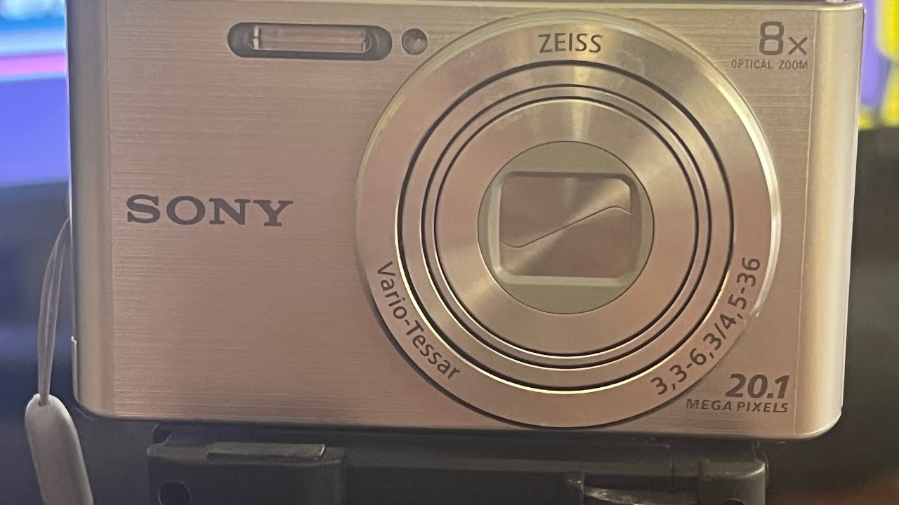 Sony cyber shot dsc-w830 - YouTube