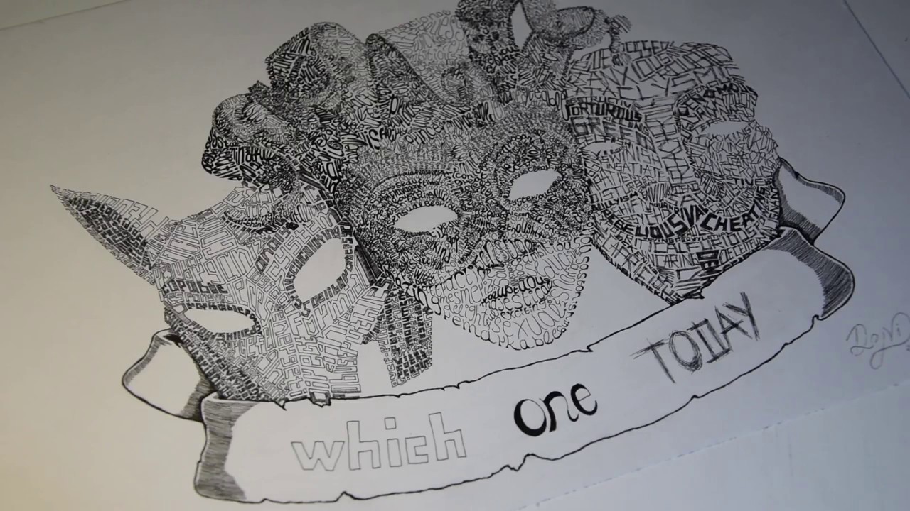 [Un]Masked | Time Lapse Illustration | An Illustration in Words - YouTube