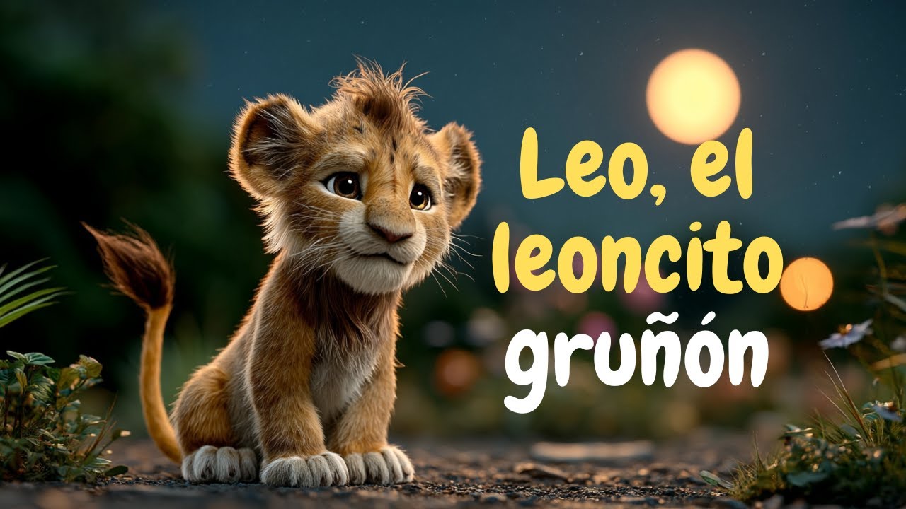 Leo, el leoncito gruñón 🦁 | Story about emotions for kids. Bedtime ...
