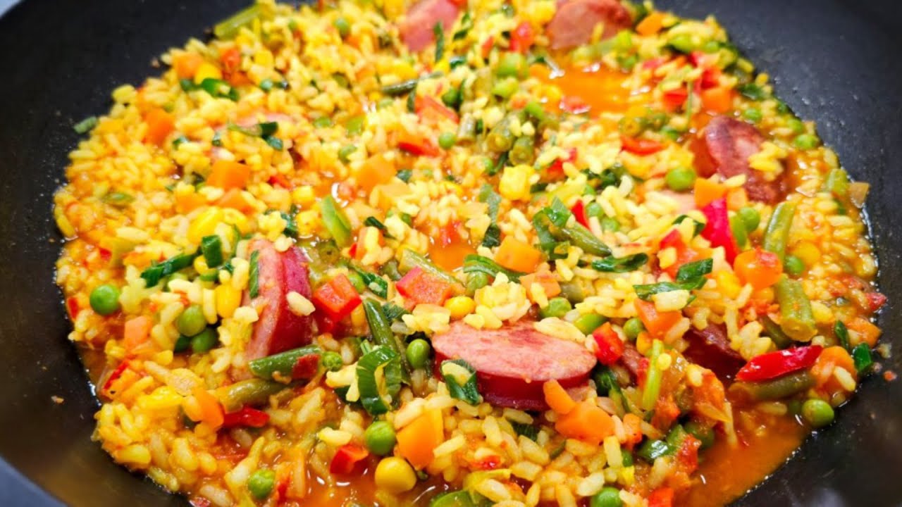 Rreze Dielli - Llukanik me oriz dhe perime, super recetë në 5 minuta ...