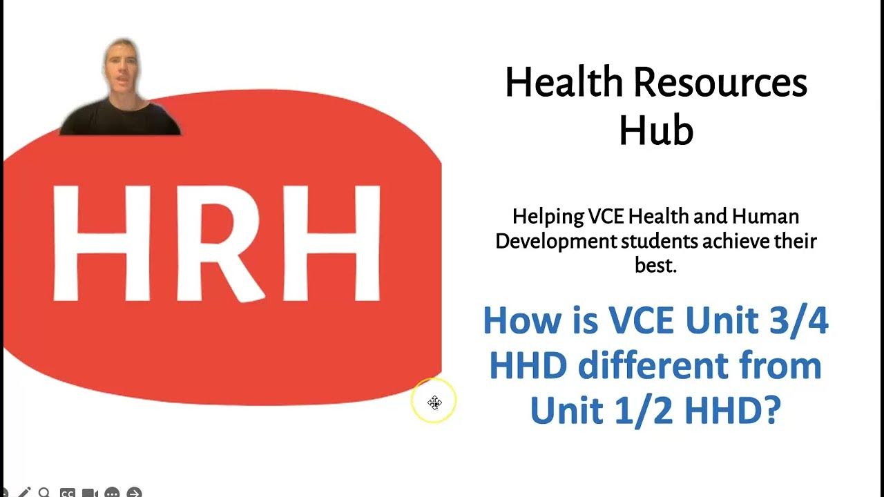 How is VCE Unit 3/4 Health and Human Development (HHD) different from ...