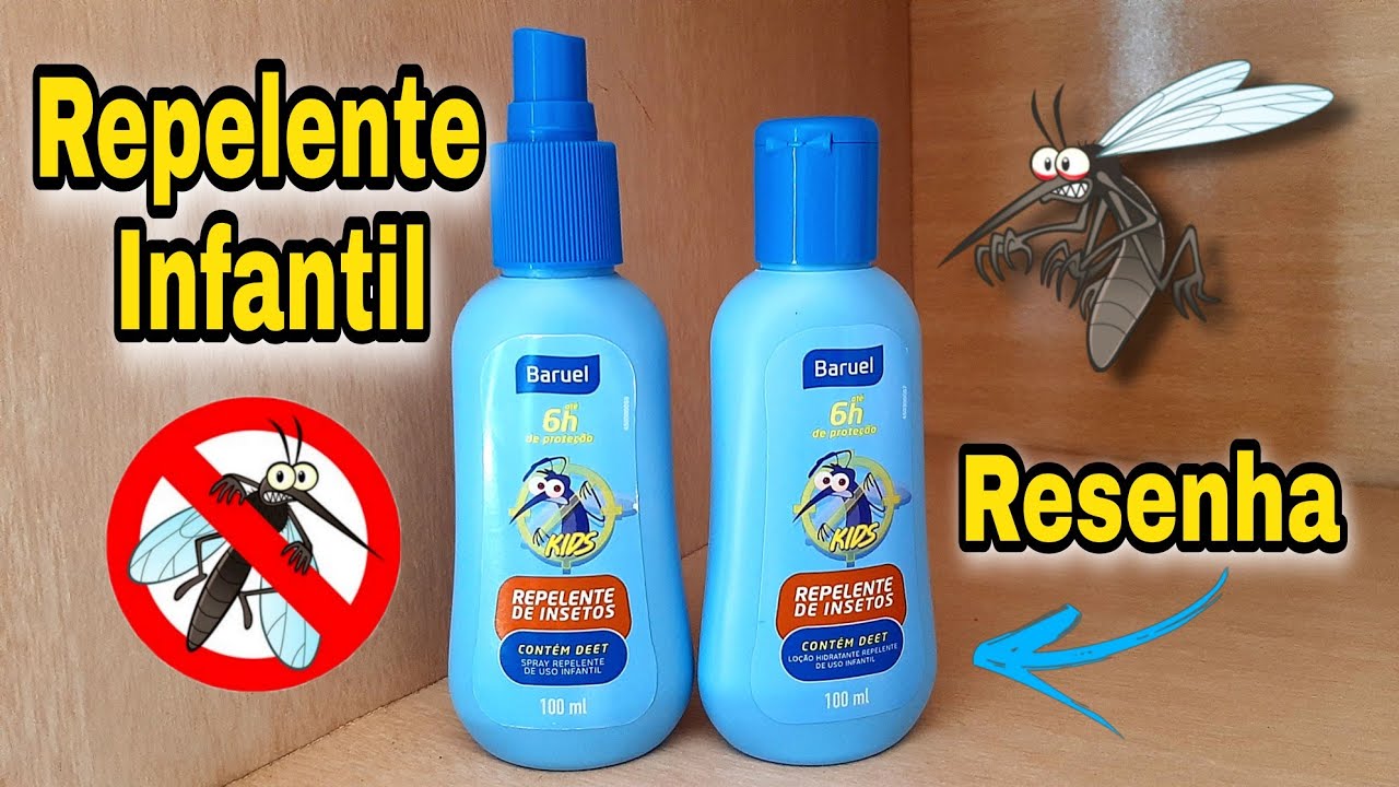 REPELENTE INFANTIL - RESENHA BARUEL KIDS - SERÁ QUE PROTEGE??? - YouTube