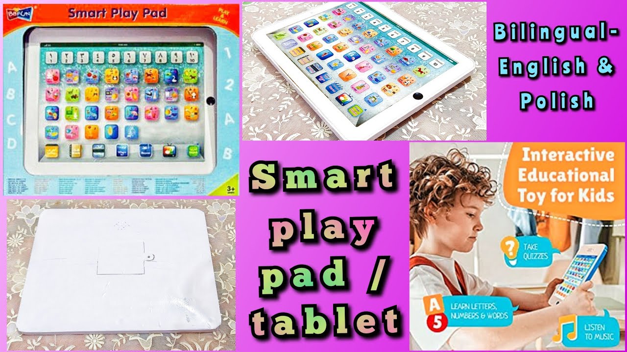 Smart Play Pad/Tablet Bilingual {Polish & English(Preloved Toy) - YouTube