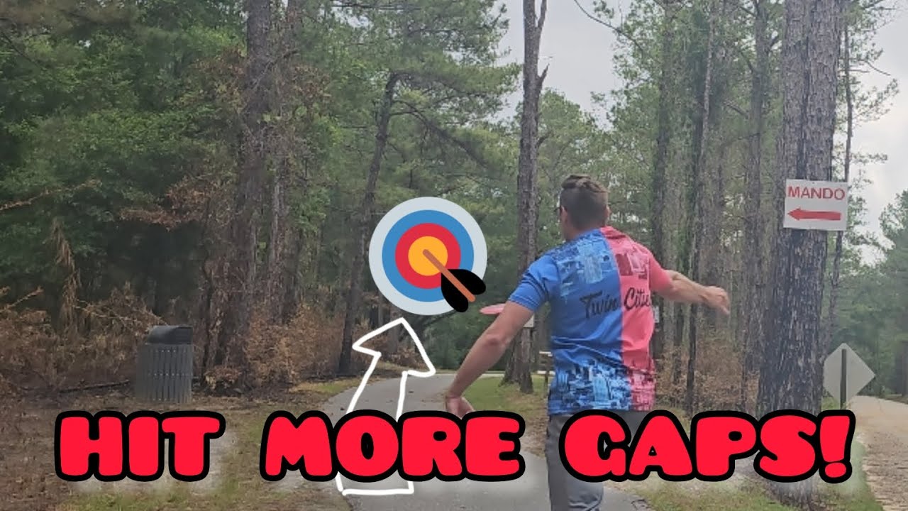 How to HIT your lines in disc golf! #tutorial - YouTube
