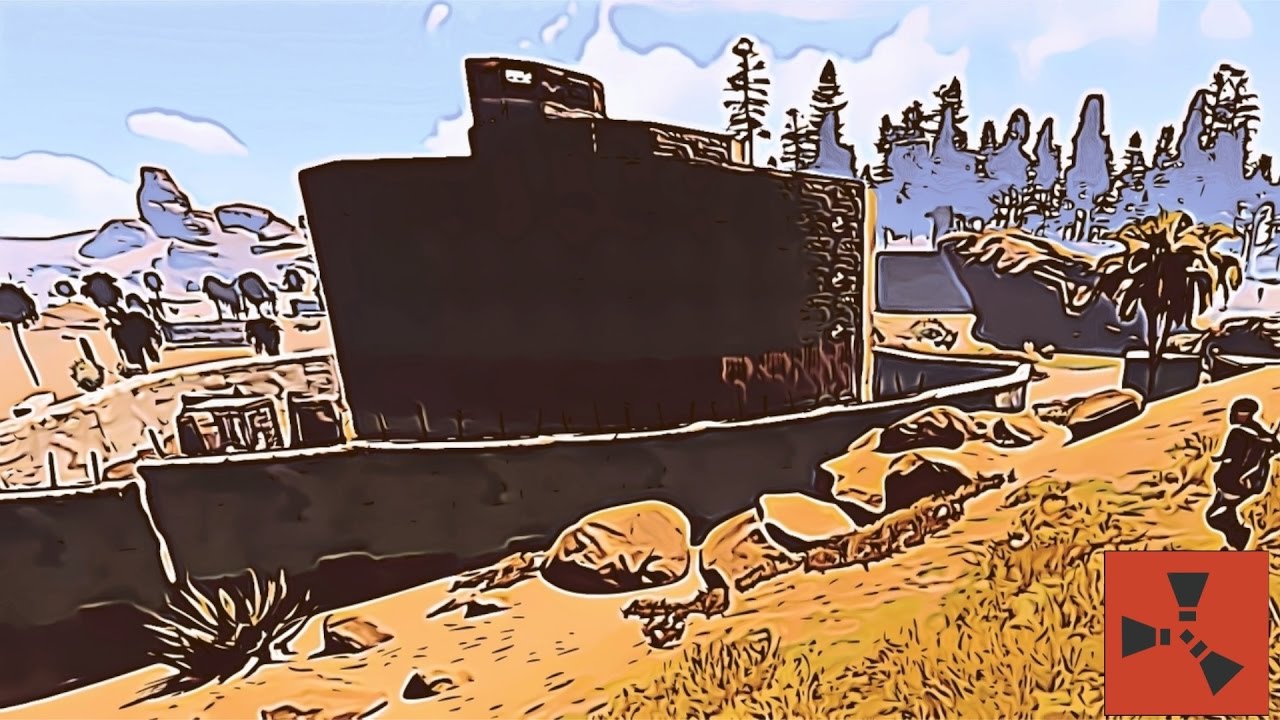 Rust Raids: EXPLOITING THE TURRETS - YouTube
