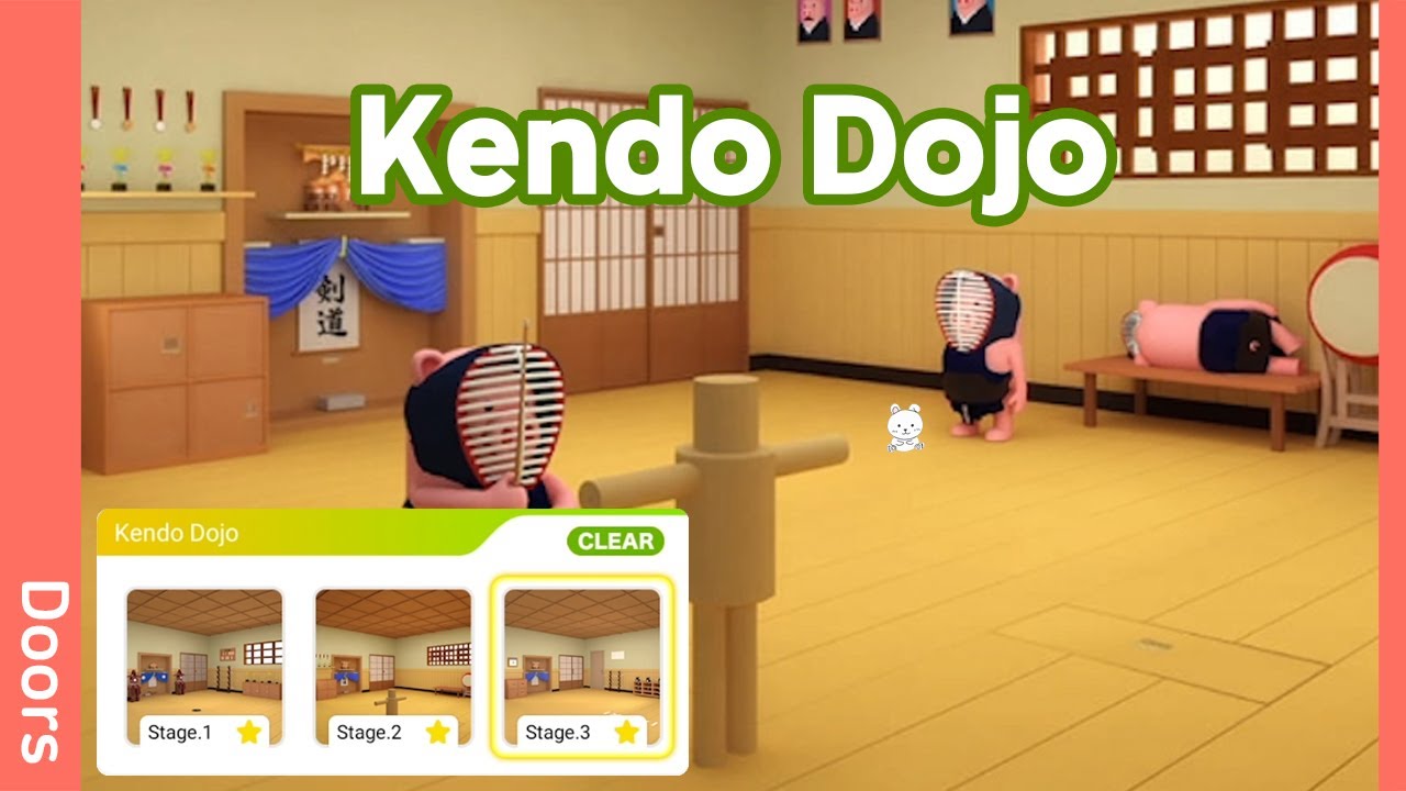 Escape Room Kendo Dojo Walkthrough (GBFinger Studio) | 脱出ゲーム DOORS 謎解き ...