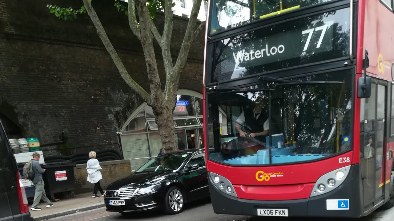 (THROWBACK) go ahead London 77 to tooting Station E38 LX06 FKN ADL ...