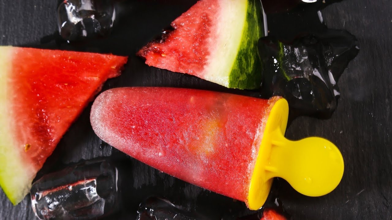 WATERMELON ICE CREAM// QUICK AND EASY WATERMELON CANDY// HOMEMADE ...