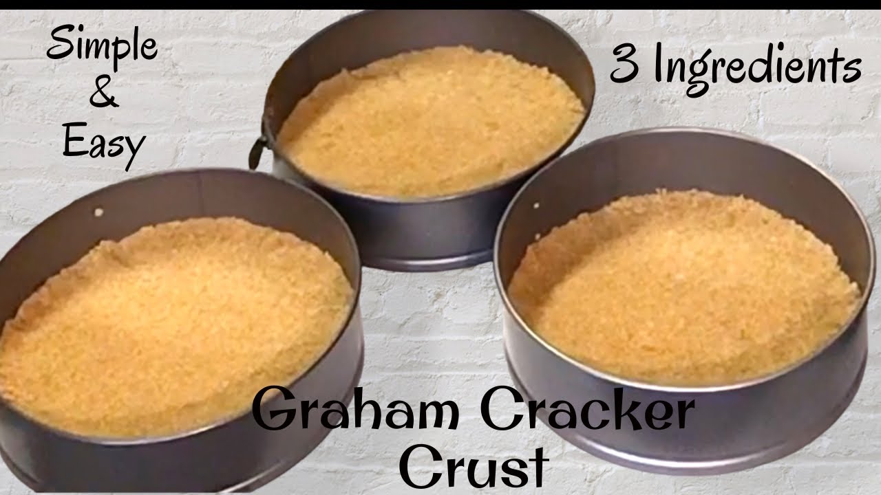 How to make: A Simple Graham Cracker Crust - YouTube