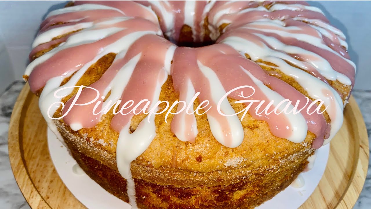 How to make a SUPER MOIST Pineapple Guava Cream Cheese Pound Cake from ...