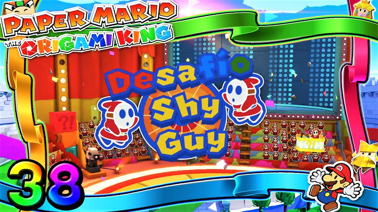El Desafío Shy Guy #38 | Paper Mario The Origami King - YouTube