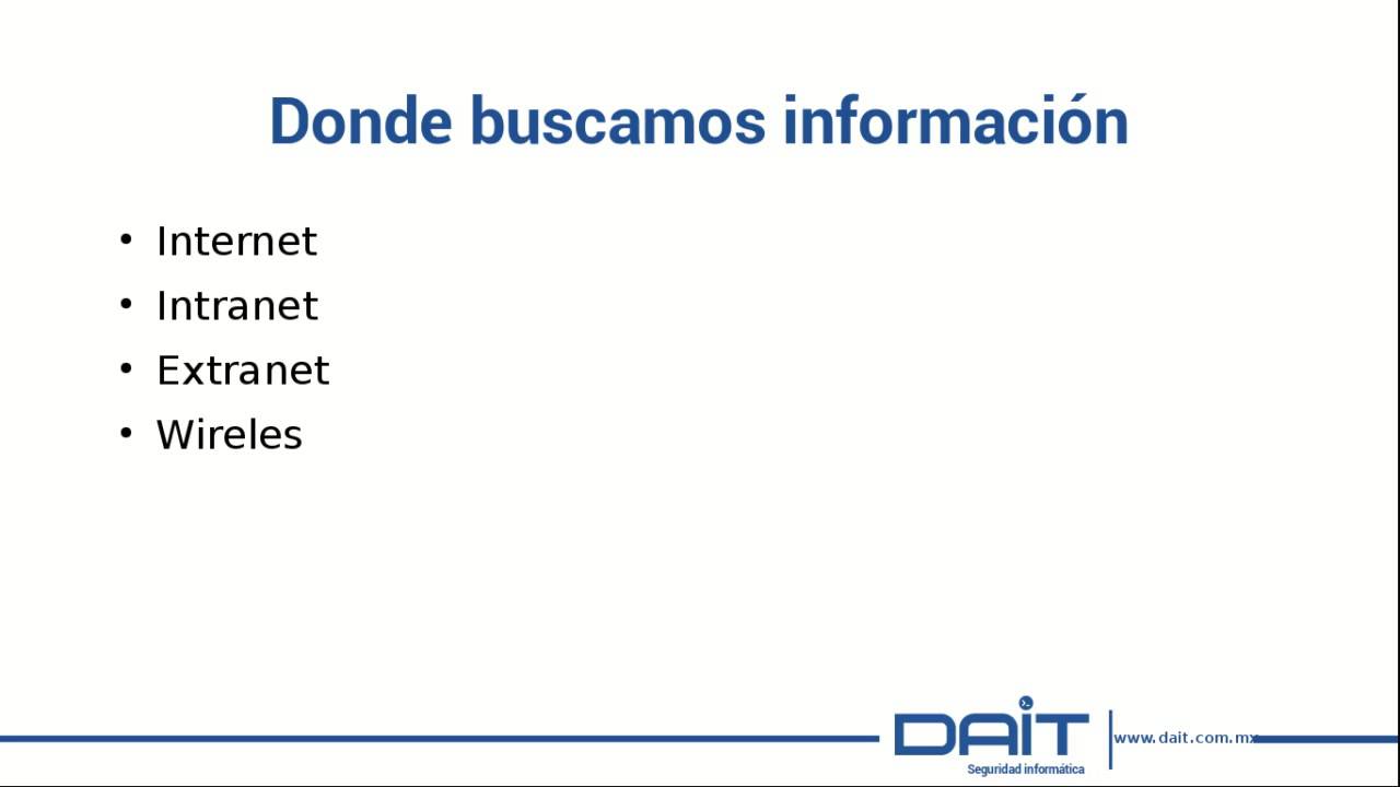 06 - Donde buscamos información - YouTube