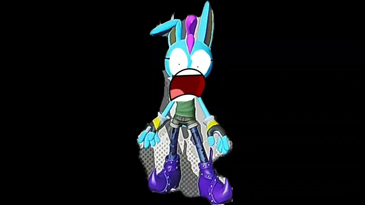 Brianne the cyan rabbit gasp - YouTube