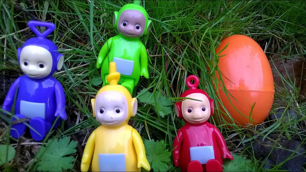 TELETUBBIES play Outside / Unboxing Surprise egg / Crazy Noo Noo - YouTube