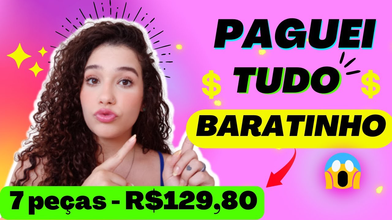 COMPRINHAS FITNESS BARATINHAS: provando vários LOOKS de ACADEMIA *com ...