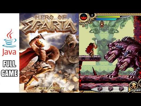 HERO OF SPARTA - Java Game (Full Gameplay No Commentary)