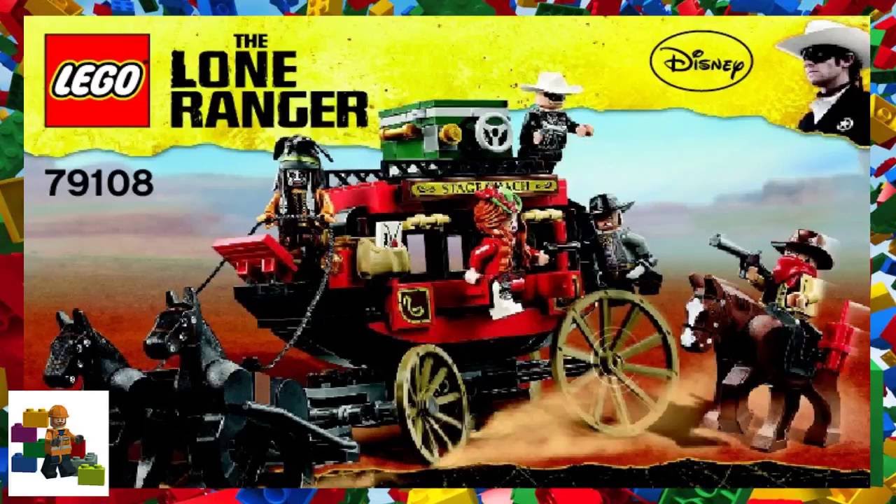 LEGO Instructions - Lone Ranger ™ - 79108 - Stagecoach Escape - YouTube