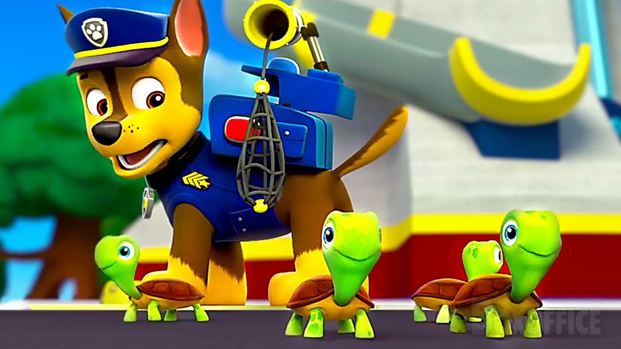 The PAW Patrol babysits CUTE Baby TURTLES 🐢🐢🐢 | PAW Patrol Series ...