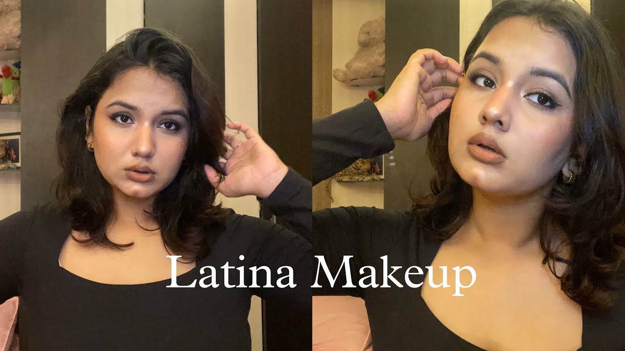 Latina make up | Beginners friendly easy makeup tutorial 🤍🍪 - YouTube
