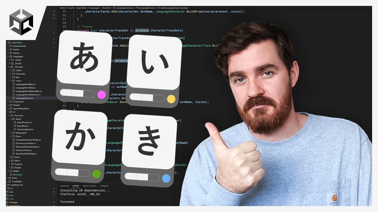 Adding stats to my language app | Unity GameDev Stream - YouTube