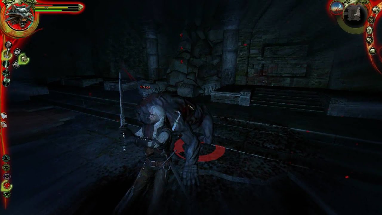 The Witcher - Fighting the Striga (best fight scene) - YouTube