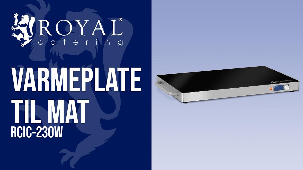 Varmeplate til mat SBS-ET-1000 | Royal Catering | Produktpresentasjon ...