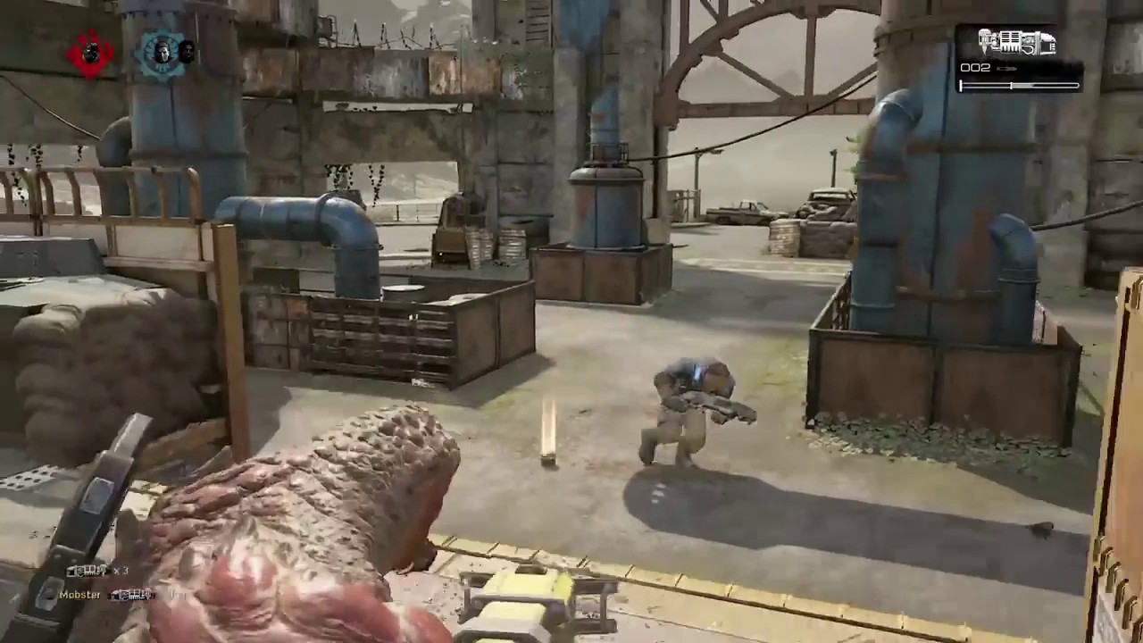 Gears of war gyuaku reverse ryona 4 - YouTube