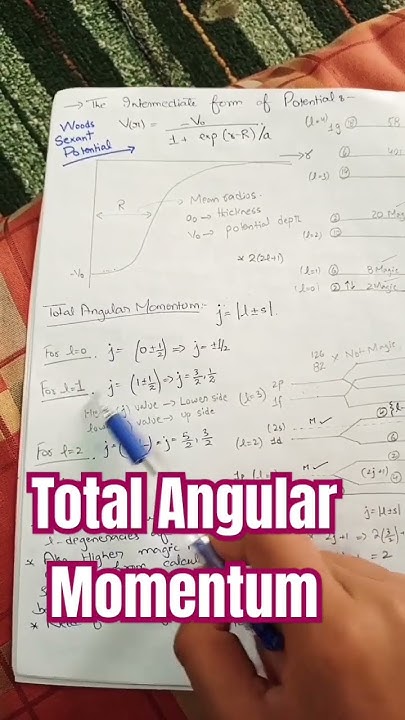 Total Angular Momentum - Nuclear Physics Physicist Hammad Shaukat - YouTube