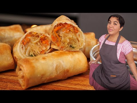 ¿Puedes hacer rollitos primavera con tortillas de harina FÁCILMENTE?