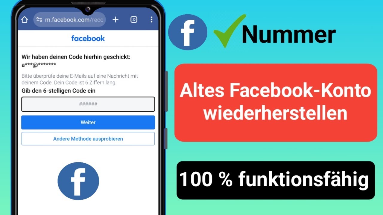 So stellen Sie ein altes Facebook-Konto 2024 wieder her | Altes ...